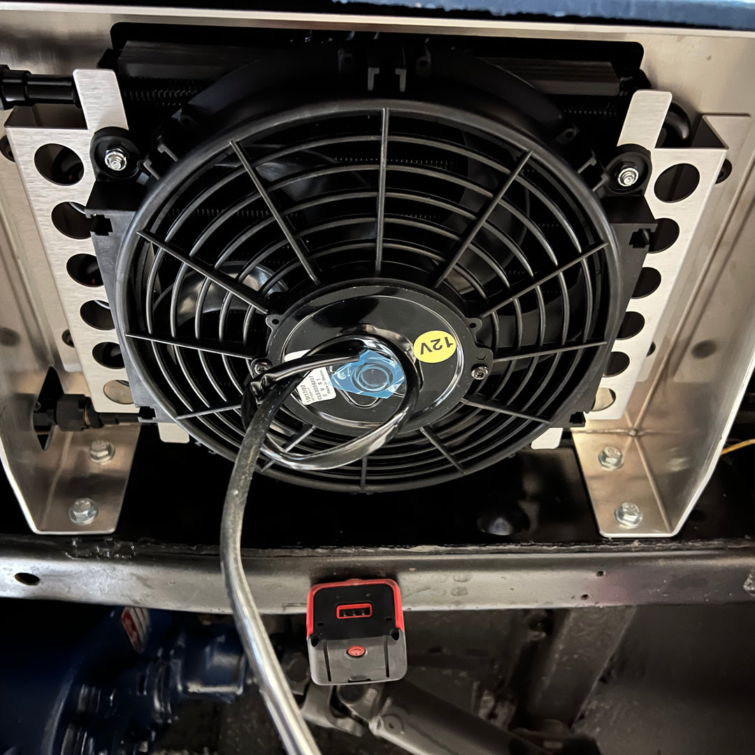 Universal Transmission Cooler Mount – Fat Fender Garage