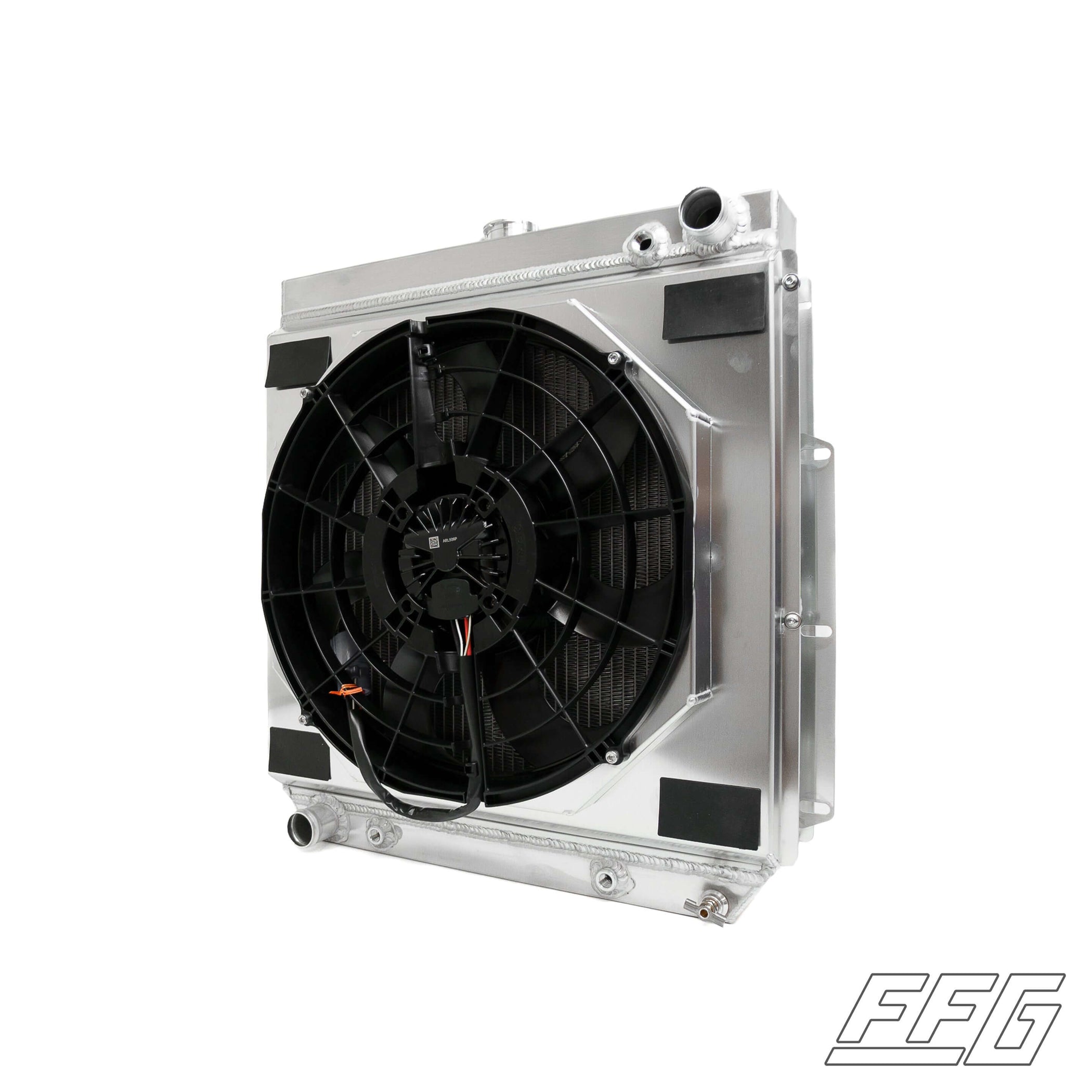 1948-52 Ford F-1 Coyote/ Godzilla Swap Radiator - High Performance Fans